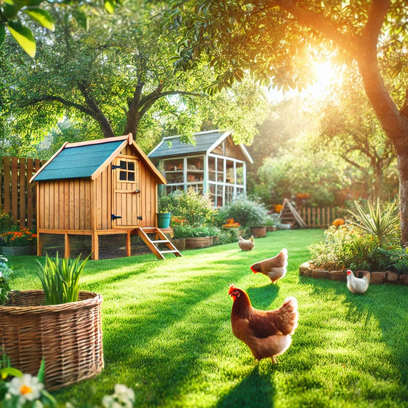 Hhner Halten Im Garten